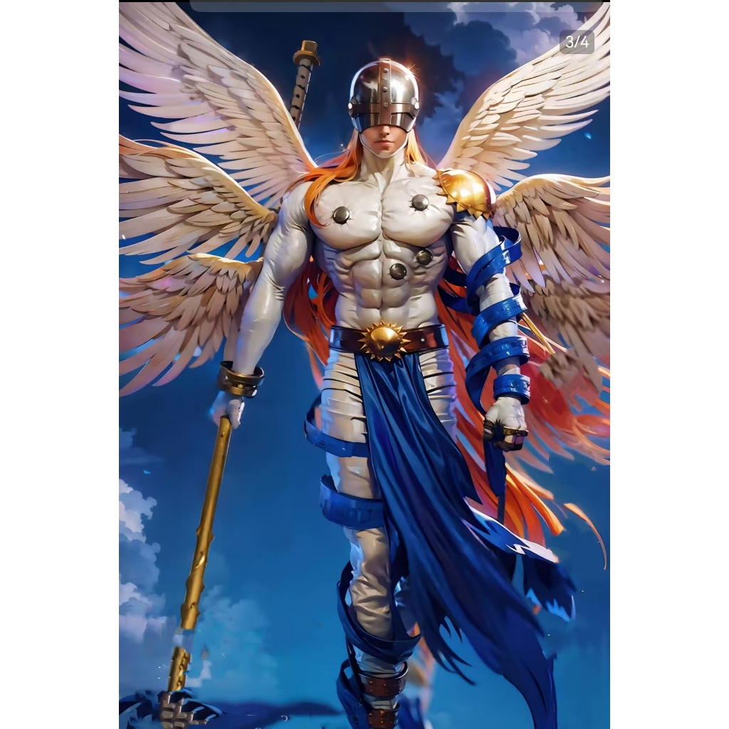 Pre-sale Digimon Angel Beast Heavenly Female Beast Digimon Model Figure ...