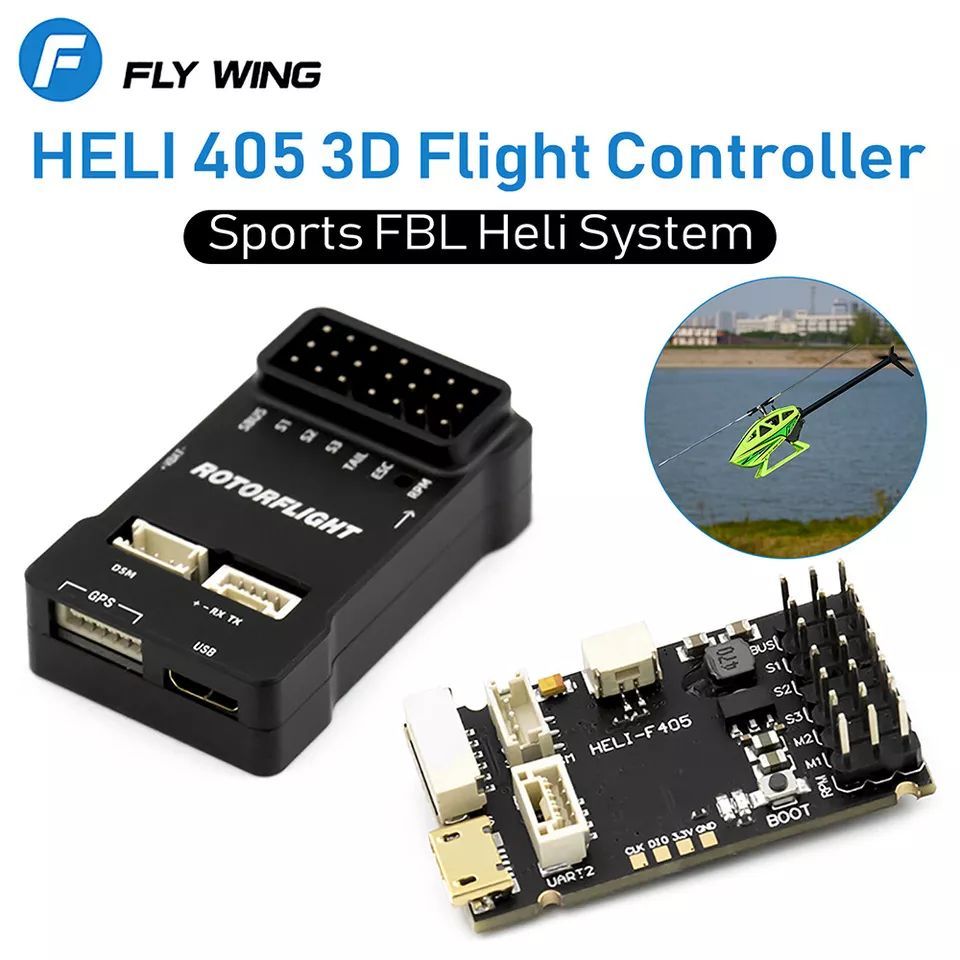 Flywing Rotorflight RC เฮลิคอปเตอร์ 3D Flight Controller Heli-405 FBL ...