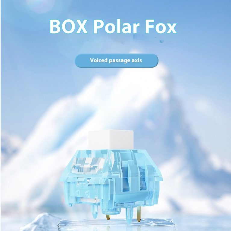 Kailh Box Polar Fox Switch ย่อหน้าสวิทช์ Hot swappable Mechanical ...