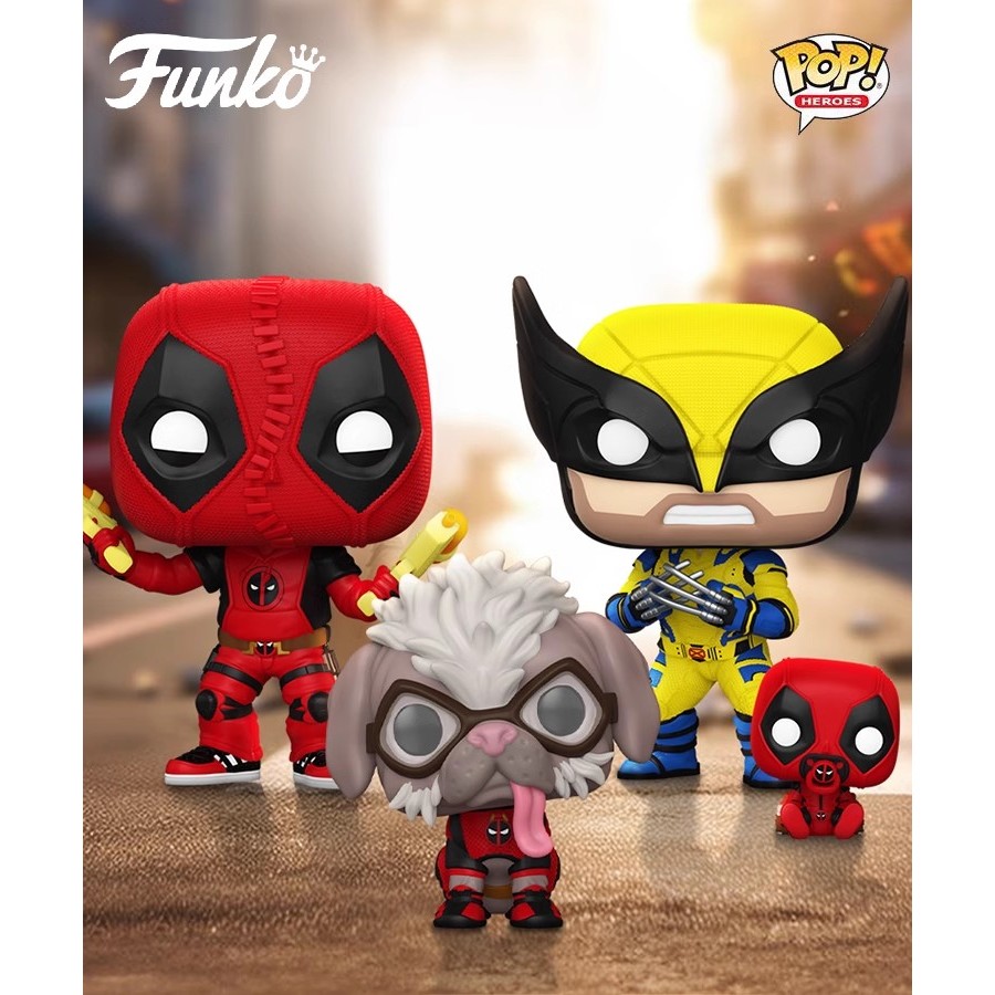 Funko Pop Deadpool 3 Wolverine Marvel ภาพยนตร์อุปกรณ์ต่อพ่วงตุ๊กตาอิน ...