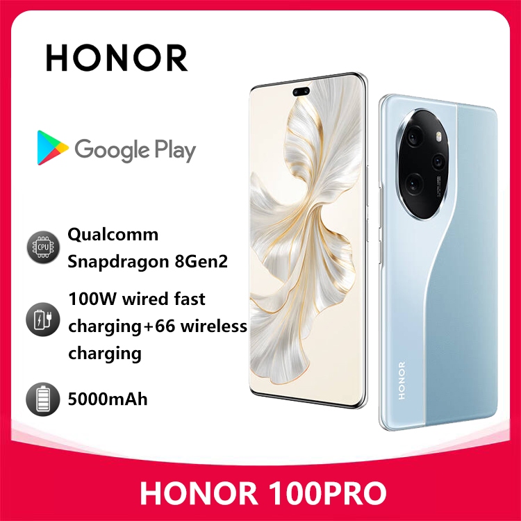 Honor 100Pro รองรับชิป Thai & Google Play Qualcomm Snapdragon 8Gen2 อุปกรณ์ต่อพ่วงเกมพกพา วิทยุ ...