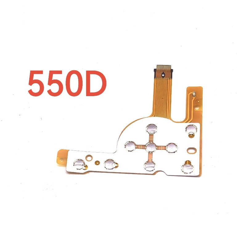 แป้นพิมพ์ปุ่มปุ่ม Flex Cable Ribbon Board สําหรับ Canon EOS 550D ปุ่ม ...