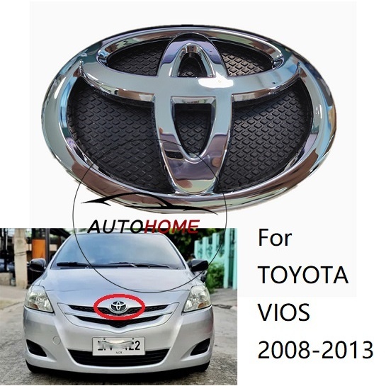 คุณภาพเดิมกันชนหน้าย่างโลโก้สําหรับtoyota VIOS GEN2 batman 2008 0009 2010 2011 2012 2013 NCP93 ...