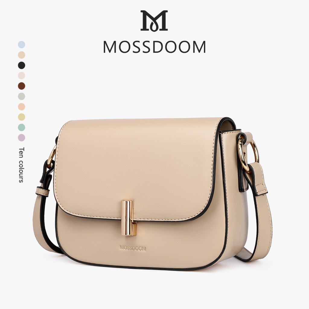 MOSSDOOM Valerie Bag กระเป๋าสะพายข้างแฟชั่นผู้หญิง เเข็งเเรงทนทาน ...