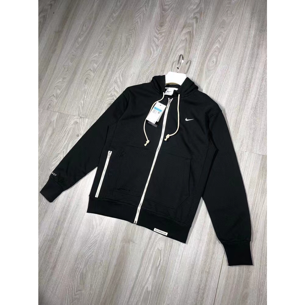 N DRILL TECH FLEECE สีดําผู้ชายผู้หญิงซิปเสื้อแจ็คเก็ต DX0827 | Shopee ...
