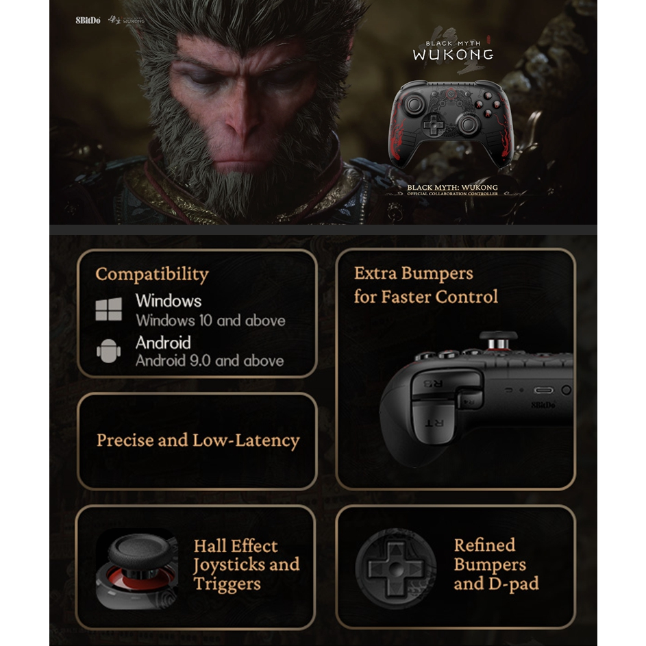 8bitdo Ultimate 2C Wireless Controller ใช้งานร่วมกับ Windows 10 11 ...