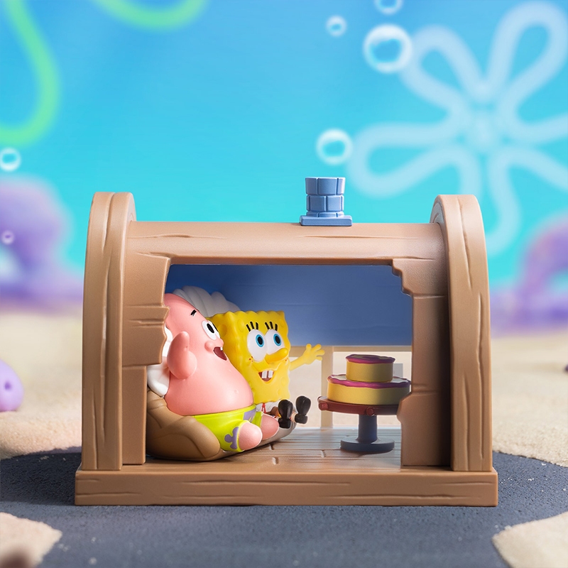 POP MART SpongeBob SquarePants Carnival Anniversary Series Scene Sets ...