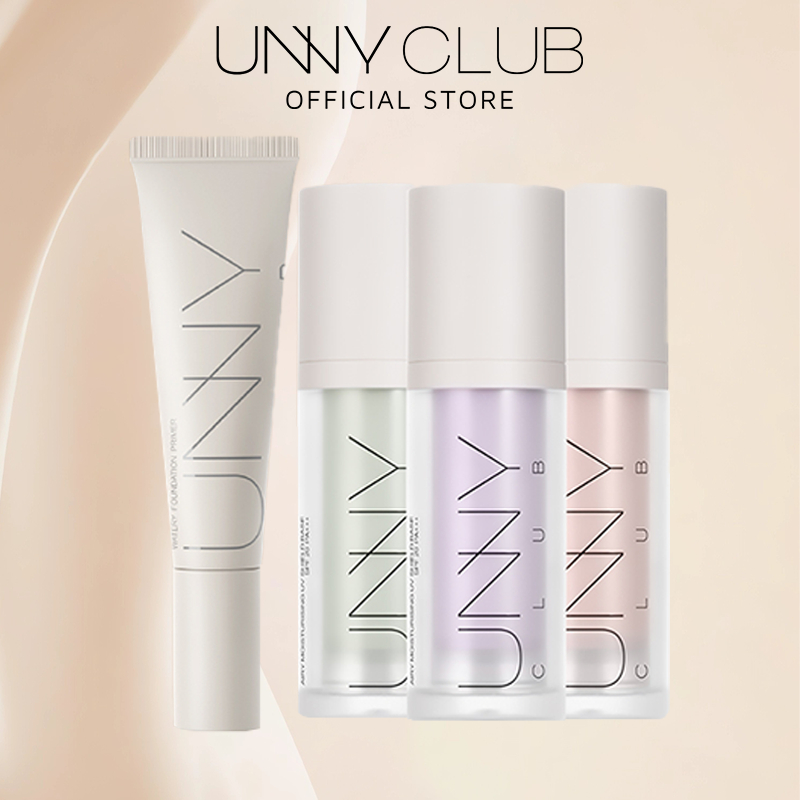 UNNY CLUB 3 สี ไพรเมอร์ SPF20+ คุมมัน กันแดด เบลอรูขุมขน ไพรเมอร์รองพื้น เนื้อครีม Bright Primer ...