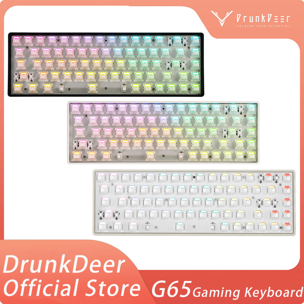 Drunkdeer G65 TKL Mechanical Keyboard, คีย์บอร์ดเกมสวิตช์แม่เหล็กทริกเก ...