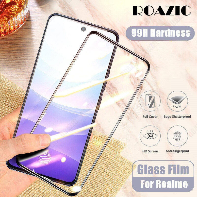 กระจกนิรภัยป้องกันหน้าจอrealme C63 C61 C60 99H Hardness Film Full Coverage M001 | Shopee Thailand