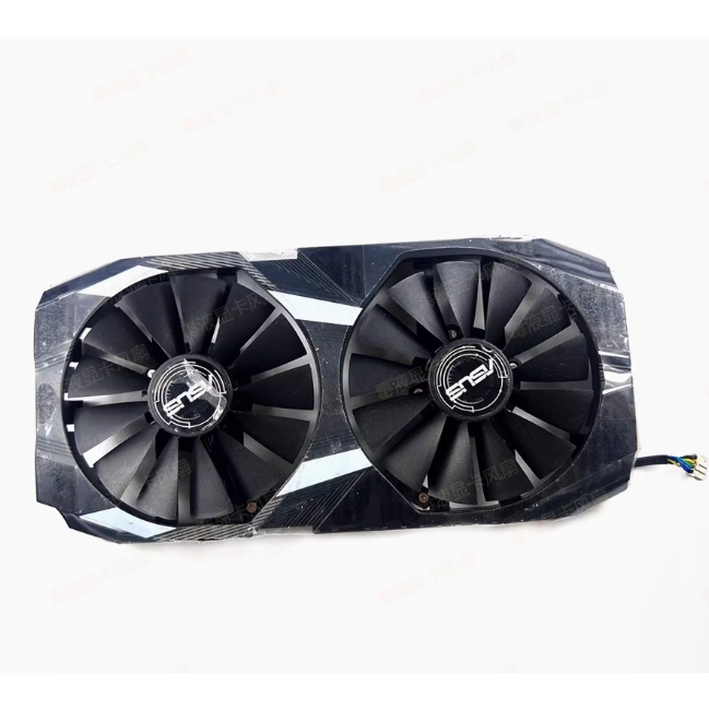 Asus/asus Radeon RX 580 DUAL Snow Leopard กราฟิกการ์ดพัดลมระบายความร้อน ...