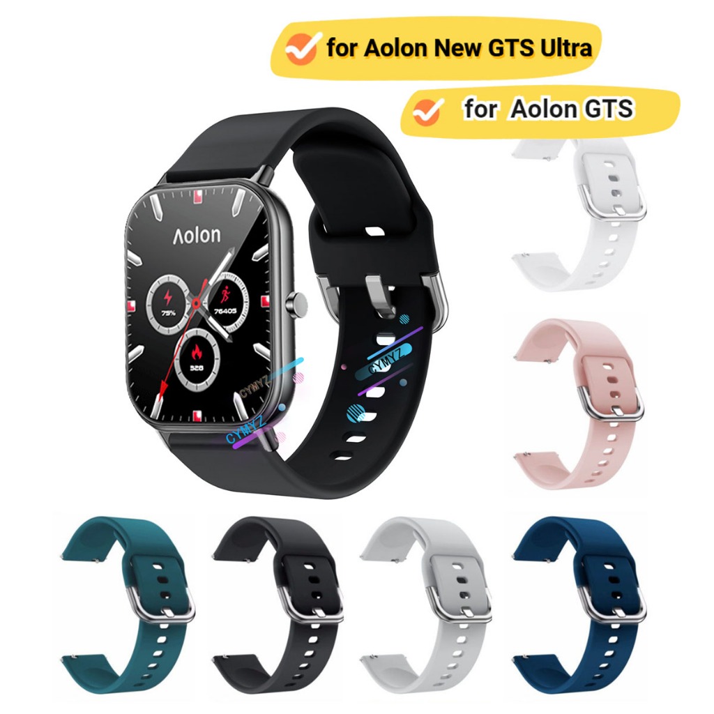Aolon GTS Ultra strap สายซิลิโคน Aolon 2024 GTS Ultra สายนาฬิกาอัจฉริยะ ...