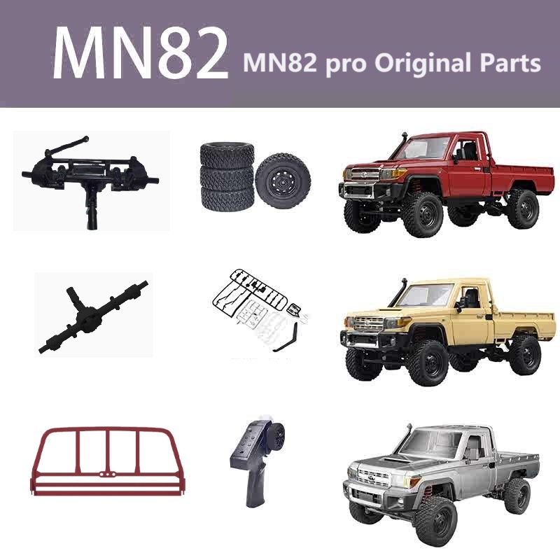 Mn รุ่น MN82 MN82 PRO LC79 1/12 RC รถอะไหล่เดิมยางรีโมทคอนโทรลแผงวงจรสายชาร์จพวงมาลัยเกียร์ Wave ...