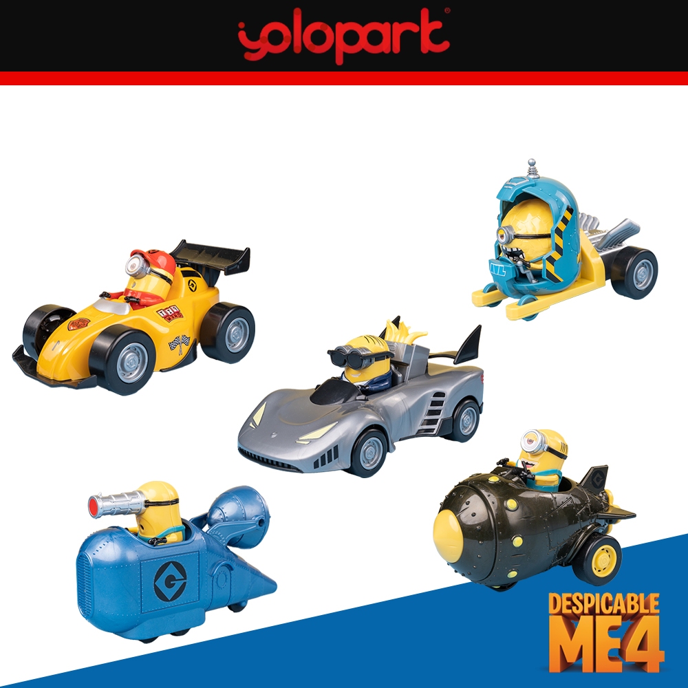 YOLOPARK Minions Despicable Me 4 Toys Car ของเล่น รถแรงเสียดทาน ของขวัญ ...