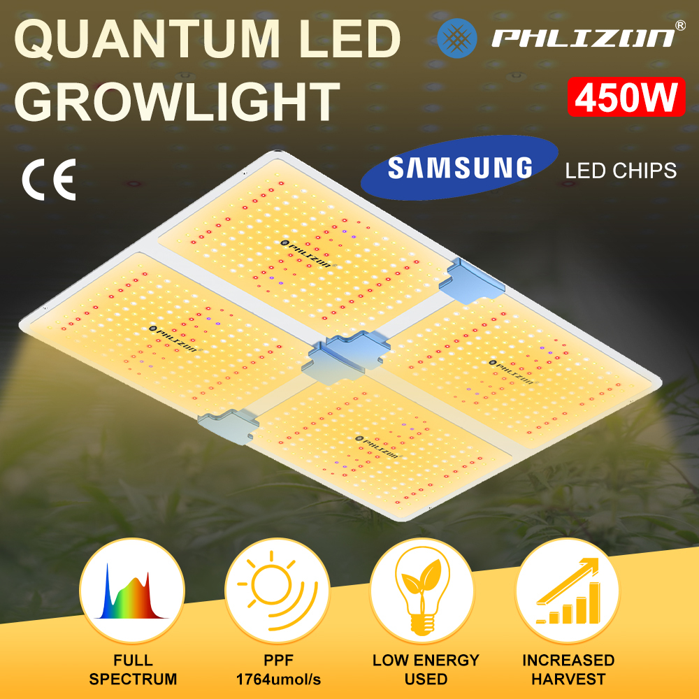 Phlizon 3000W เต็มสเปกตรัม SAMSUNG 301B LED Grow Light เติบโตแสง โรงงาน ...