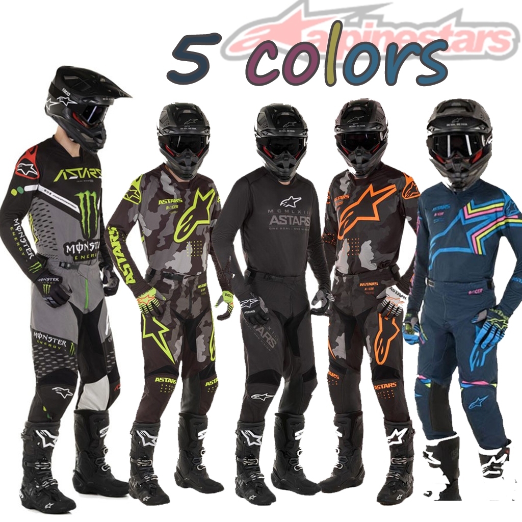 Motocross Alpinestars Monstar Team Gear Set s Set jersey/pants ผสม ...