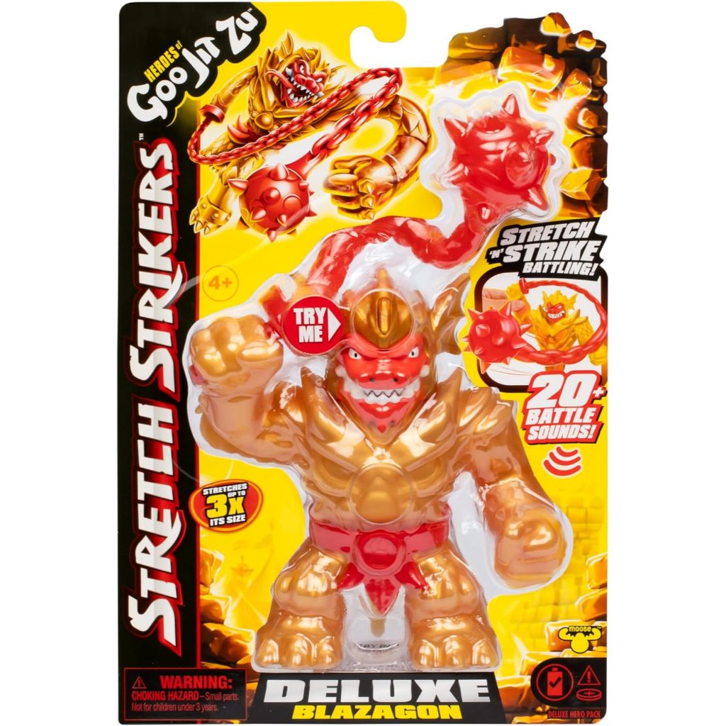 Heroes of Goo Jit Zu Stretch Strikers Deluxe Hero Pack Blazagon ...