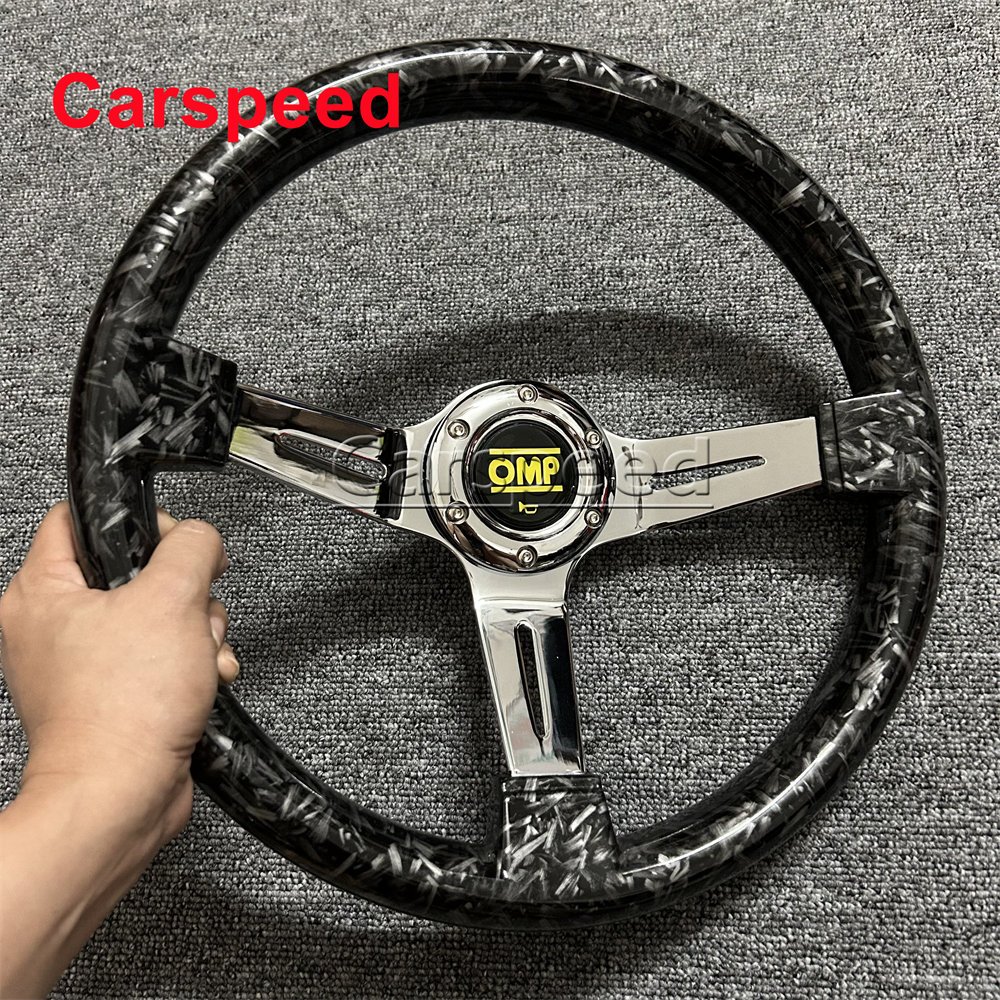 14 นิ้ว 350 มม. OMP MOMO NARDI สีดํารถ Racing กีฬาพวงมาลัยจานลึก | Shopee Thailand