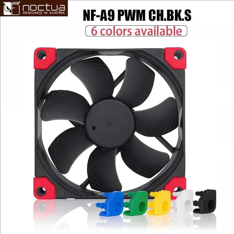 Noctua NF-A9 PWM chromax.black.swap 92mm พัดลมหม้อน้ํา Quiet 92x92x25mm สําหรับคอมพิวเตอร์กรณี ...