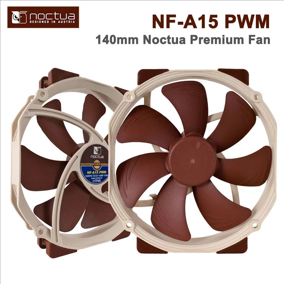 Noctua NF-A15 PWM SSO2 Magnetic Stable Bearing 15 ซม.U14S พัดลม Adovet ...