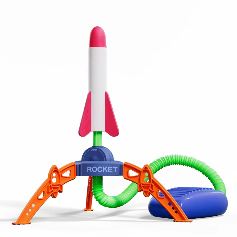 เด็ก Teengdong เปิดตัว Rocket ของเล่นกลางแจ้งการศึกษา Ejection Flight Rocket เกมของเล่นเด็ก ...