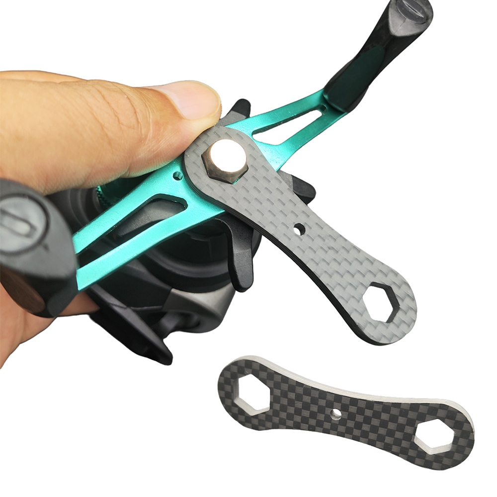หล่อ Reel Handle Nut ถอดและเปลี่ยนประแจเครื่องมือ Light และ Handy ...