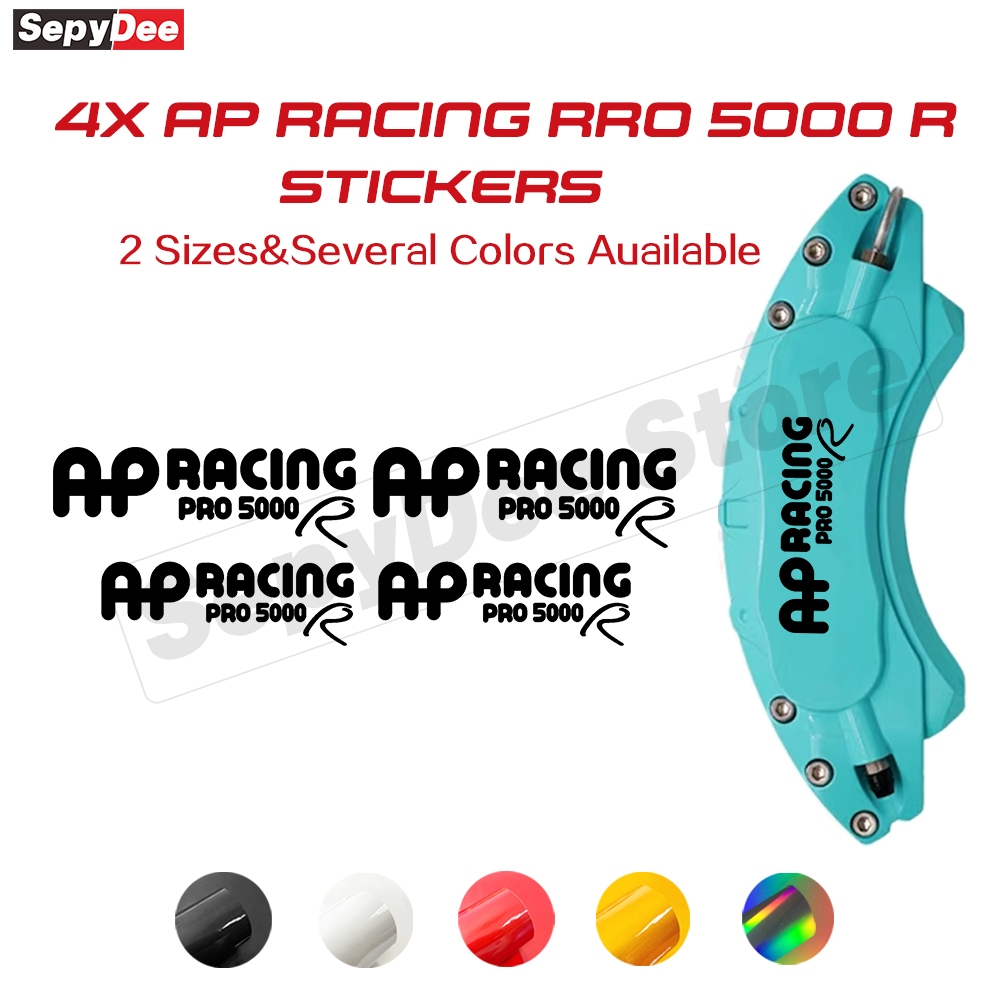 4x AP Racing 5000R รถเบรค Caliper สติกเกอร์ AP9440 9660 Decals กันน้ํา ...