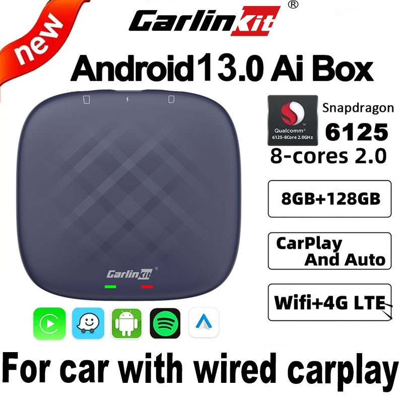 🇹🇭ส่งจากศูนย์ไทยครับ🇹🇭 CarlinKit CarPlay Ai Box PLUS Android 13 8G + 128G ไร้สาย Android Auto ...