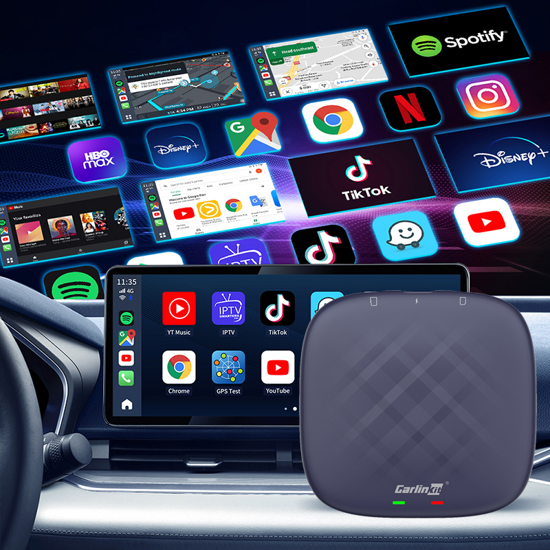 🇹🇭ส่งจากศูนย์ไทยครับ🇹🇭 CarlinKit CarPlay Ai Box PLUS Android 13 8G + 128G ไร้สาย Android Auto ...
