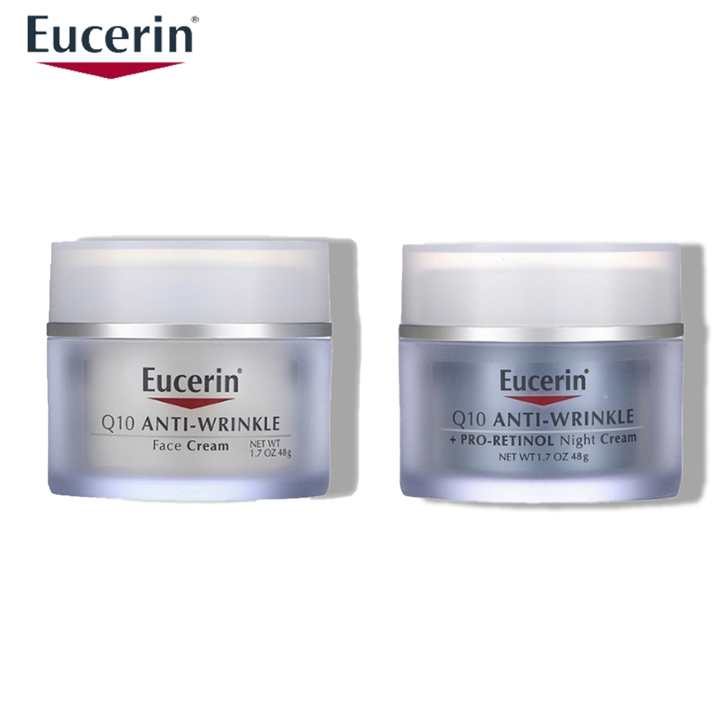 Eucerin Q10 Anti-Wrinkle Cream Pro-Retinol Redness Relief Cream ลดเลือน ...
