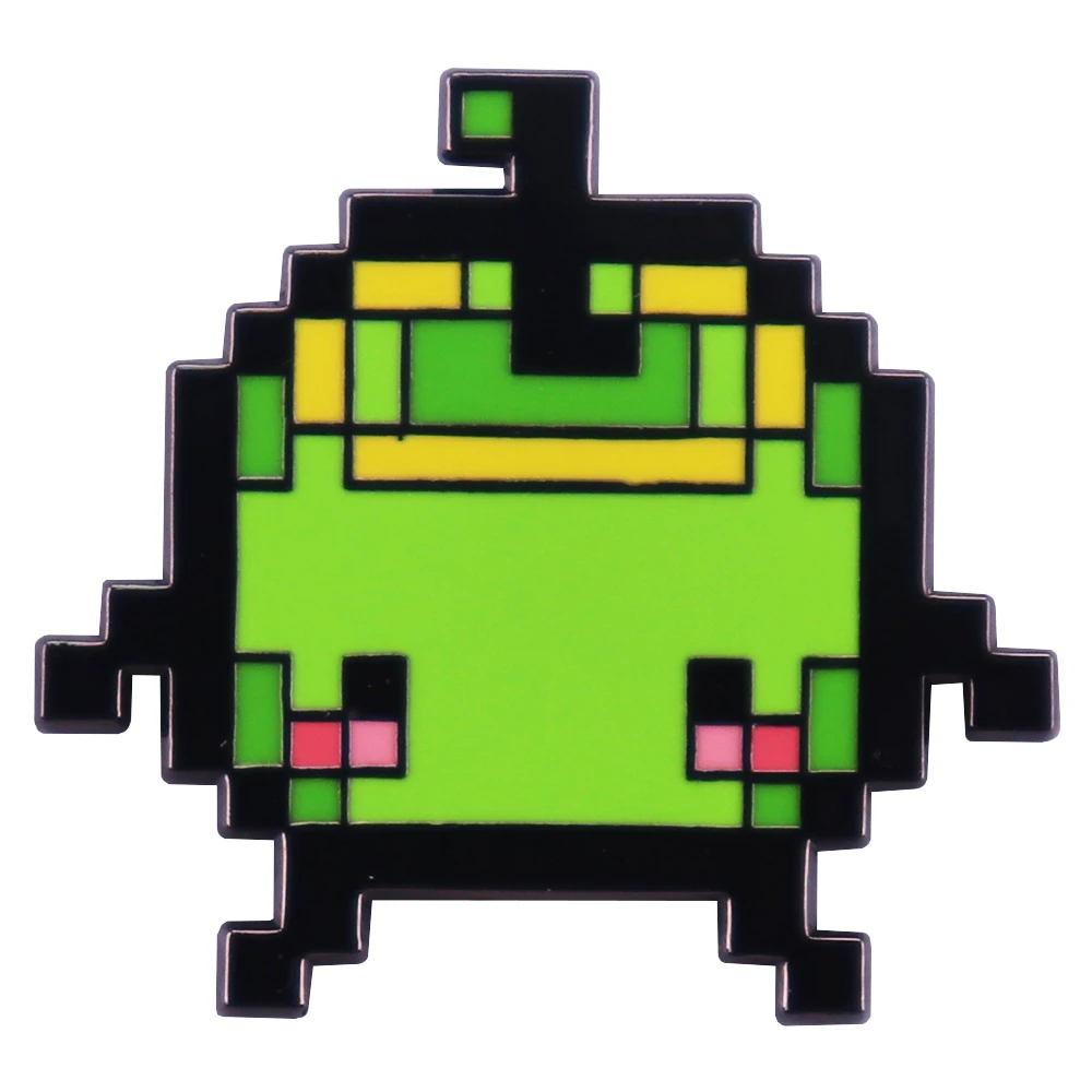 น่ารัก Junimo เคลือบ Pin เกม Stardew Valley ตัวละครแรงบันดาลใจเข็มกลัด ...