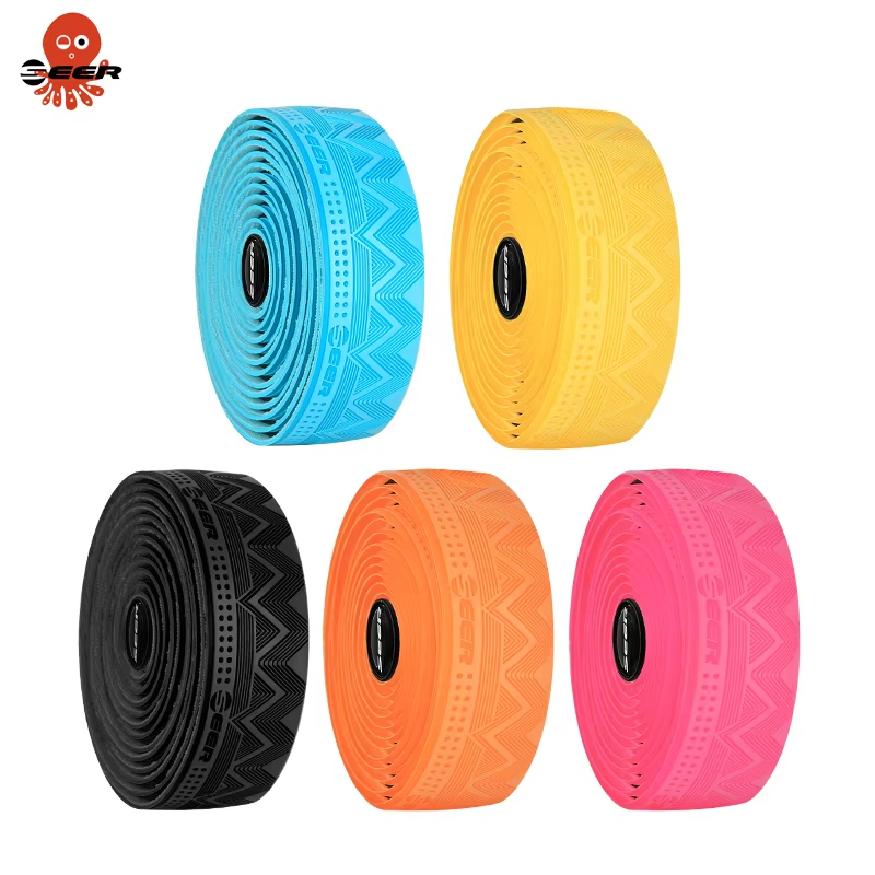 Seer แผนที่จักรยานเทปความเร็วแข่งจักรยานบาร์เทป Handlebar Wrapper Anti ...