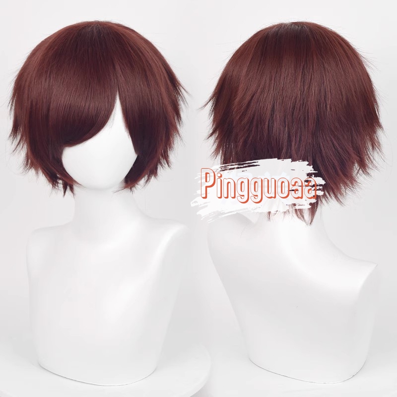 【Manmei】30CM Universal Fluffy Upturned Short Wig Practice Hand Heat ...