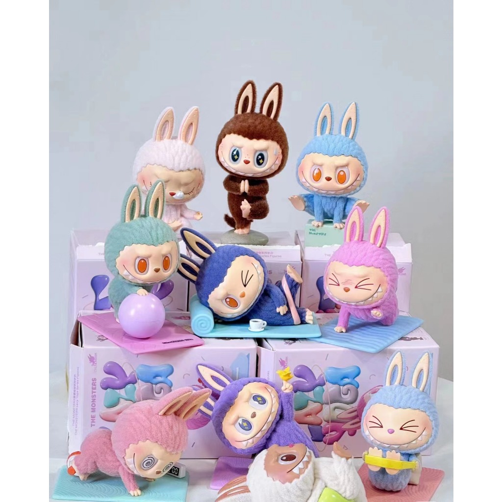 Popmart THE MONSTERS LABUBU YOGA Series กล่องเครื่องประดับและจี้ ...