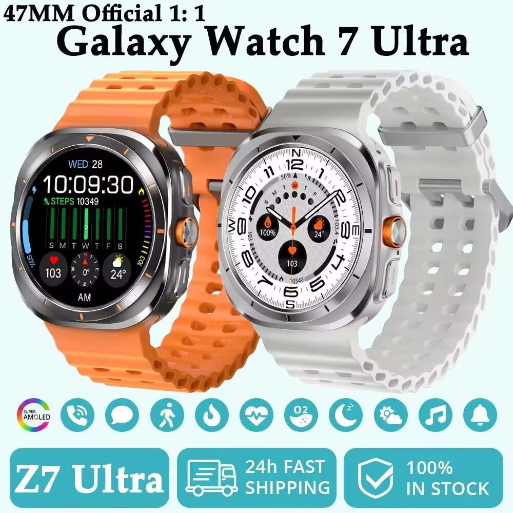ขายส่ง Z7 Ultra สมาร์ทนาฬิกา 1:1 สําหรับ Samsung Galaxy นาฬิกา 7 Ultra 47 มม.GPS Track AMOLED ...