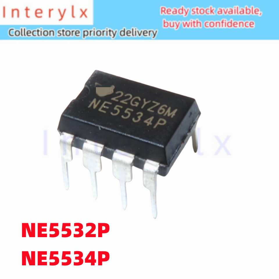 1 ชิ้น/ล็อต NE5532 NE5532P NE5534P NE5534 เสียงประสิทธิภาพสูงความถี่การ ...
