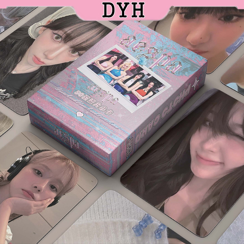 50 ชิ ้ น/box Aespa Laser Card Photocards LOMO Card อัลบั ้ ม KPOP | Shopee Thailand