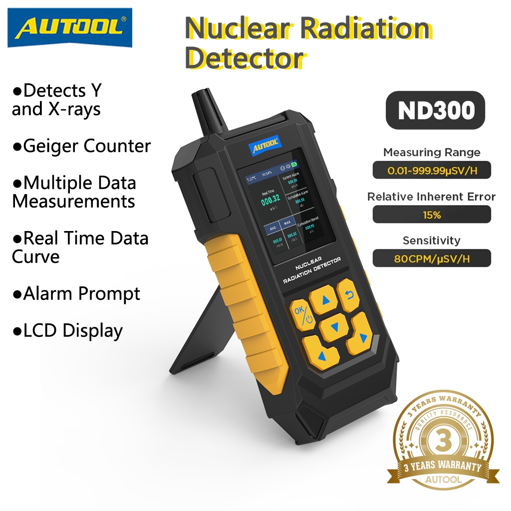 AUTOOL ND300 เครื่องวัดรังสีไกเกอร์ เครื่องวัดปริมาณรังสี เครื่องวัด ...