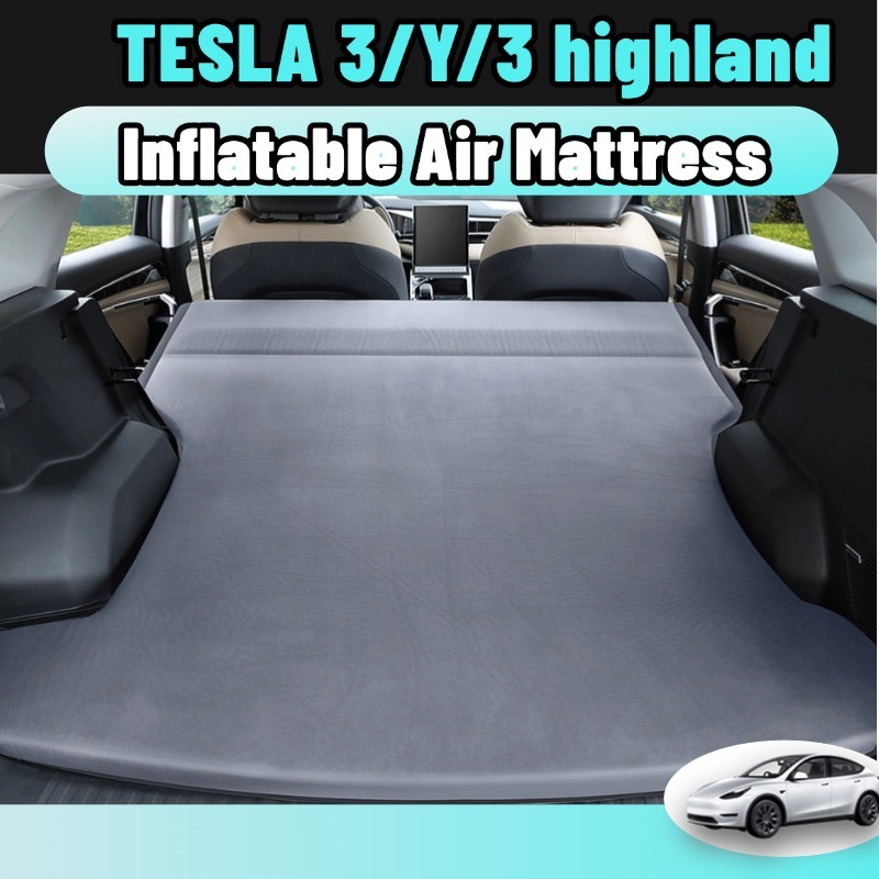 Tesla model y jumper/3 highland ที่นอนในรถยนต์ ที่นอนเป่าลมอัต เตียงนอน ...