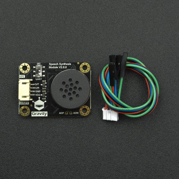 แรงโน้มถ่วง: Text to Speech Voice Synthesizer Module V2.0 สําหรับ Arduino และ ESP32 (รองรับภาษา ...