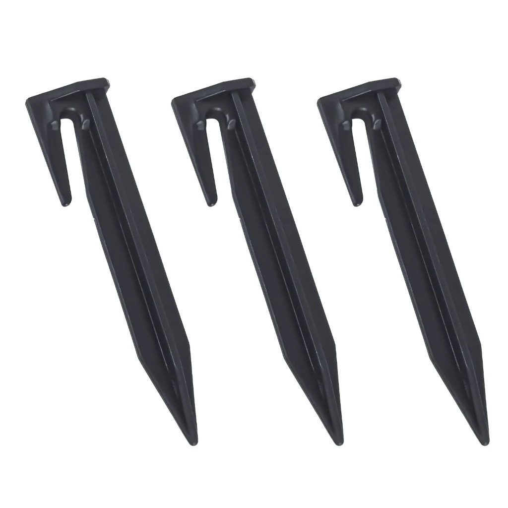 100 ชิ้นเครื่องตัดหญ้า Peg Boundary เล็บ Ground Spikes Fixing Pins ...