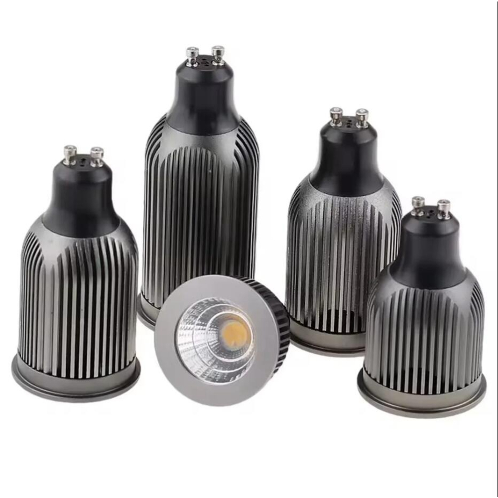 Gu10 cob LED Spotlight 5W 9W 12W 15W AC85-26v หลอดไฟ LED GU 10 Lampada ...