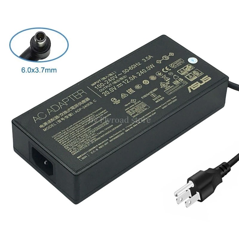 240w 12A 20V AC Adapter Charger สําหรับ ASUS ROG Strix G16 G614 G614JJ ...