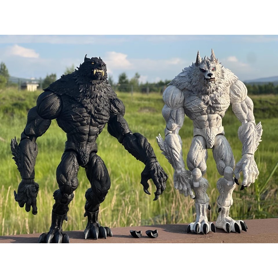 Lc The Crypt Nordic Giant Wolf Fenrir Son of Loki แอ็คชั่นฟิกเกอร์ขนาด ...