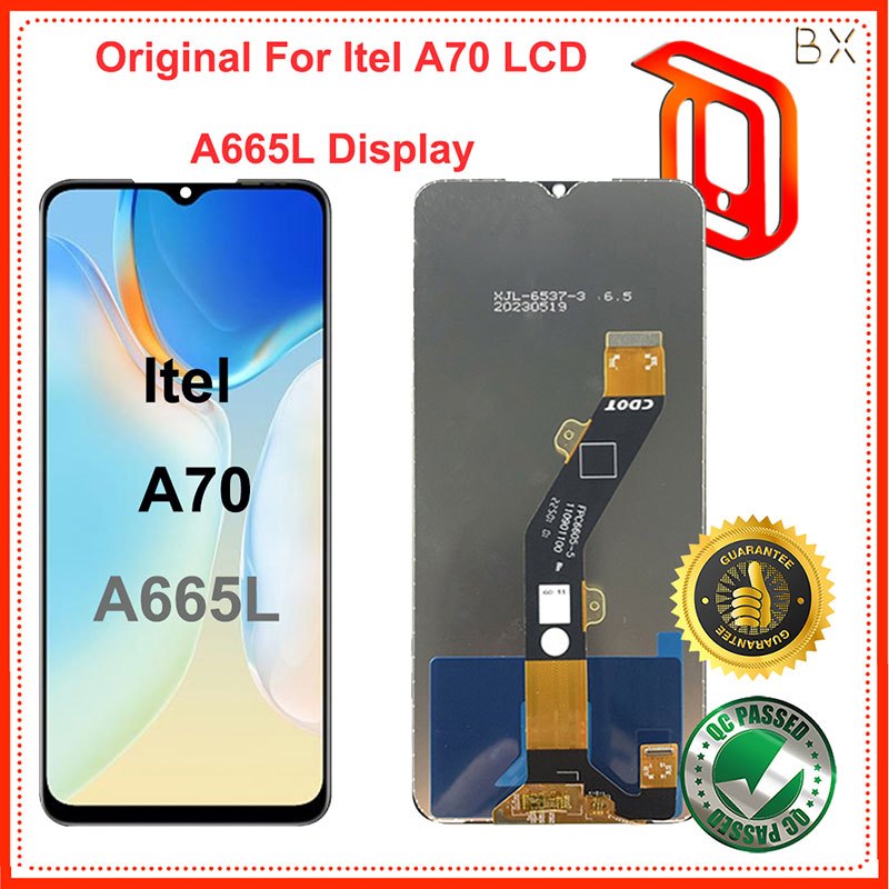 สําหรับ Itel A70 LCD A665L จอแสดงผล Touch Screen Digitizer แผงประกอบ ...