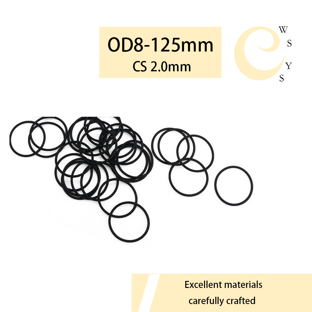[wsys] โอริงสีดํา (OD8-125mm * CS2mm HO) | Shopee Thailand