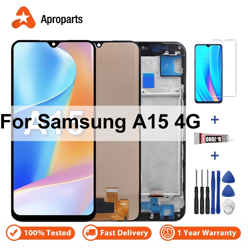 หน้าจอสัมผัสสําหรับ Samsung Galaxy A15 4G 5G A155 A156 SM-A155F A156B ...