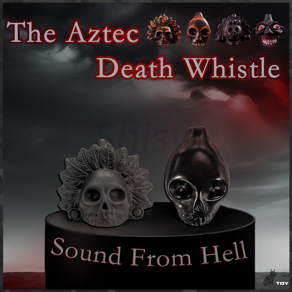 Aztec Death Whistle Spooky Aztec Death Skull Whistle | เสียงกรีดร้อง ...