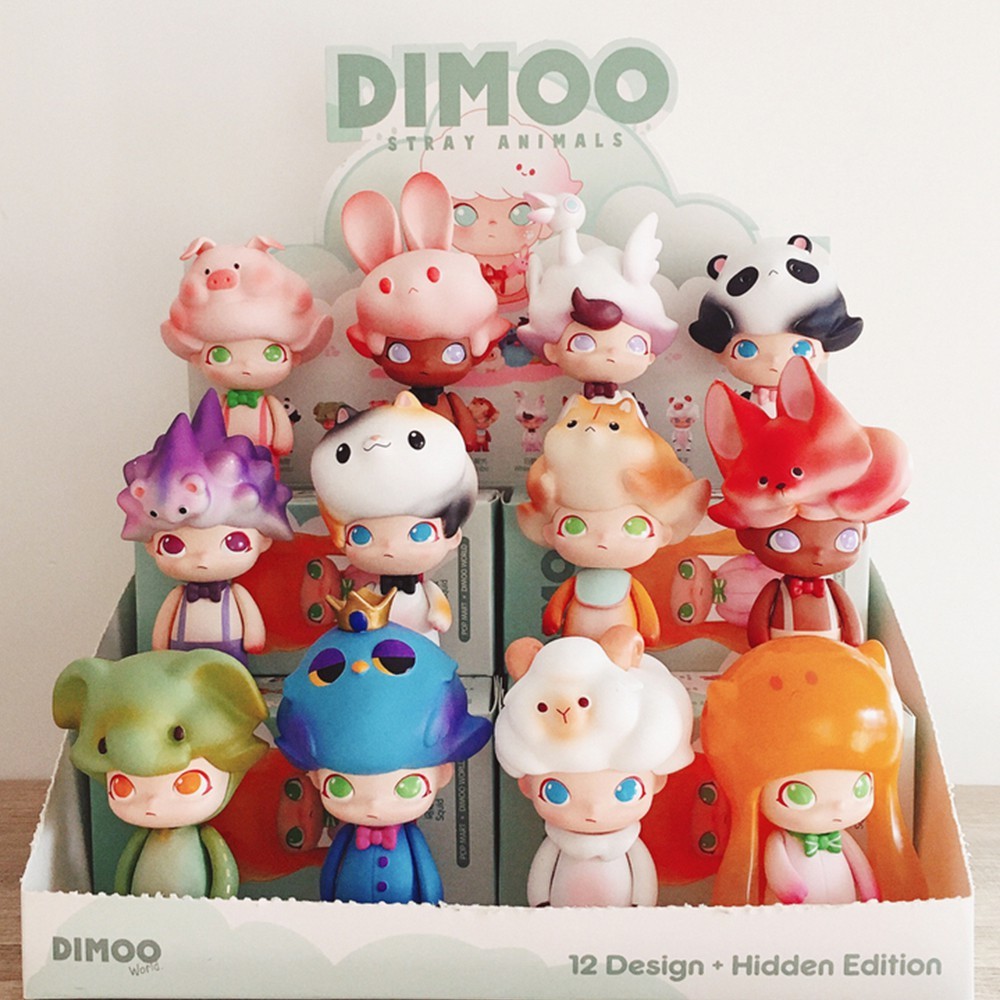 Pop MART Dimoo Lost Animals Series Stray Animal | Shopee Thailand