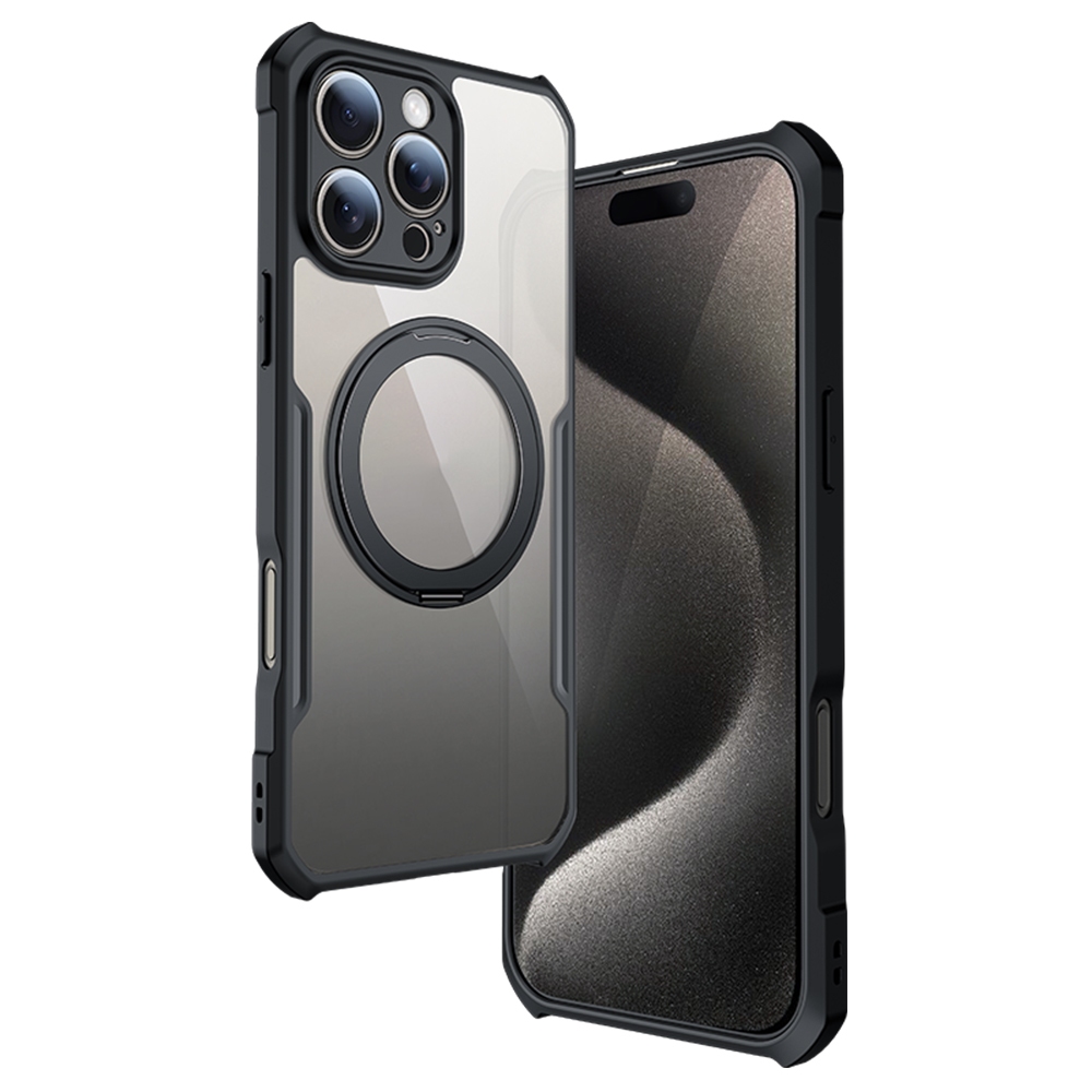 เคส iPhone 16/16 Pro/16 Pro Max/16 Plus Xundd Transparent 360°วงเล็บ ...